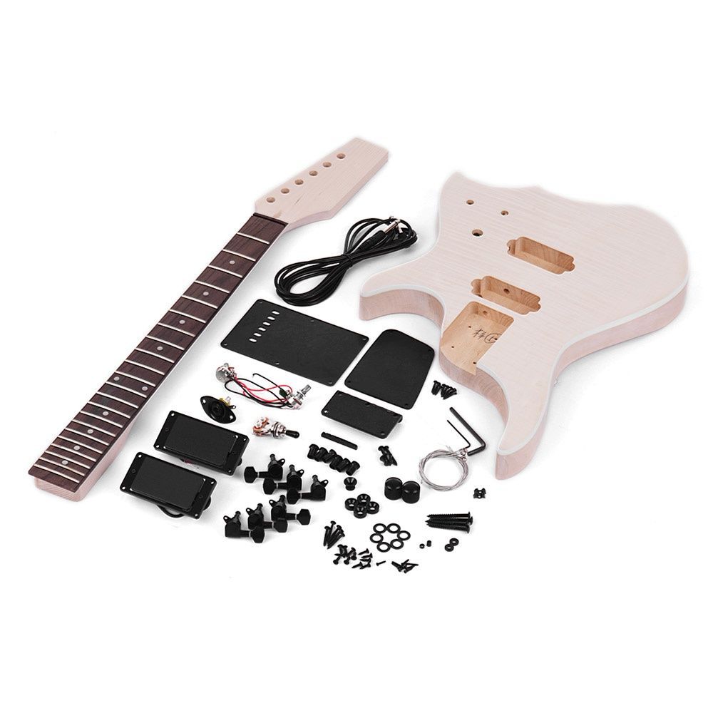 Unfinished DIY Electric Guitar Kit