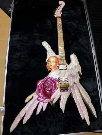 Custom Irregular Shape Handmade Angel Electric Guitar