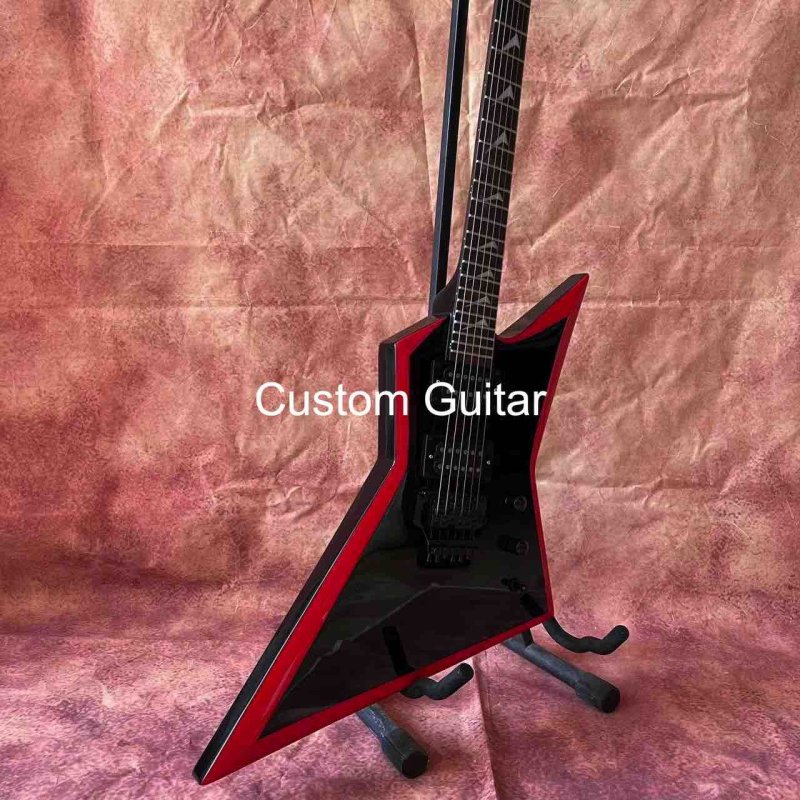 Custom Grand Hamer Scepter Pointy Bow Tie Electric Guitar 1986 Black ...