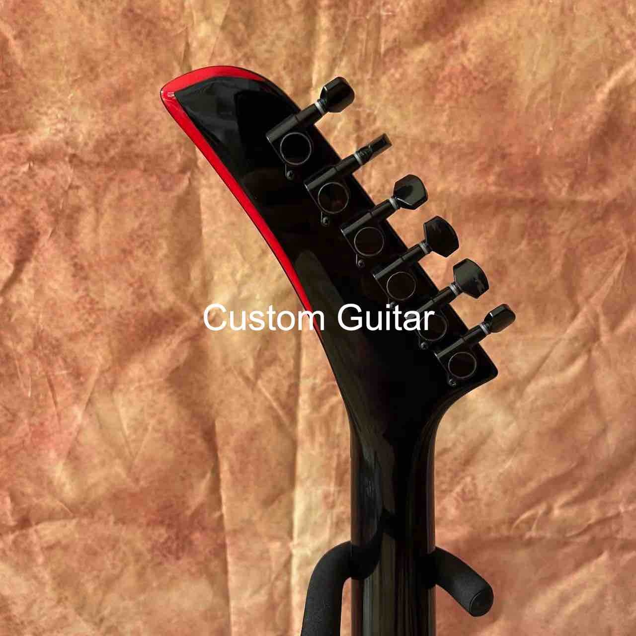 Custom Grand Hamer Scepter Pointy Bow Tie Electric Guitar 1986 Black ...