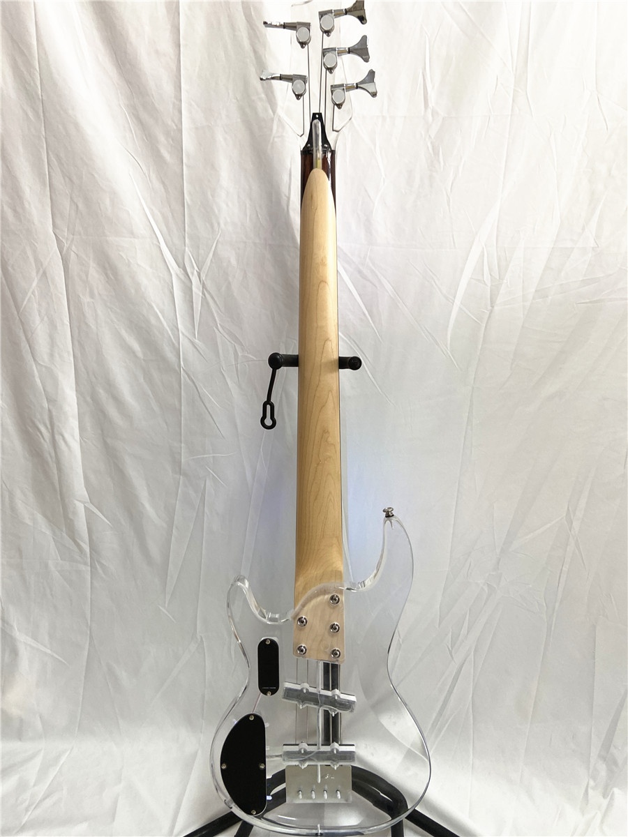 Custom 5 Strings SG LP PRS IBAN Acrylic Crystal Transparent Plexiglass ...