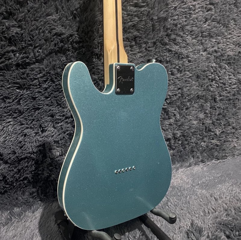 Custom Tele Electric Guitar with Metallic Blue Color Double Binding TL ...