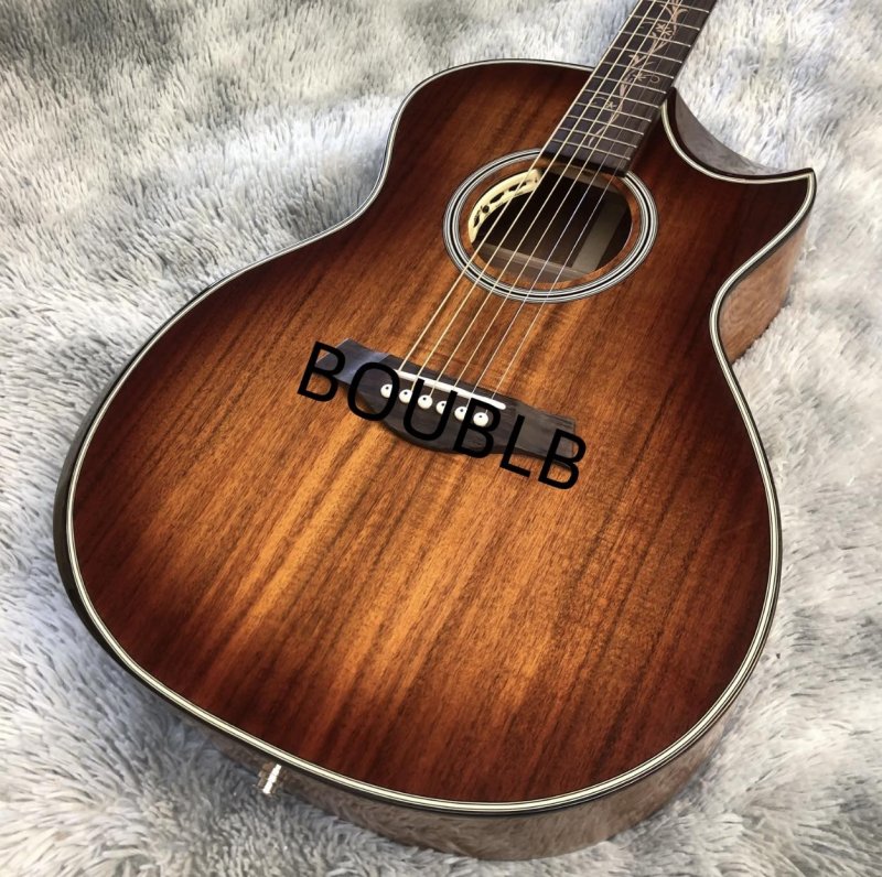 Custom 41 inch full KOA wood K24 style ebony fingerboard GA mold ...