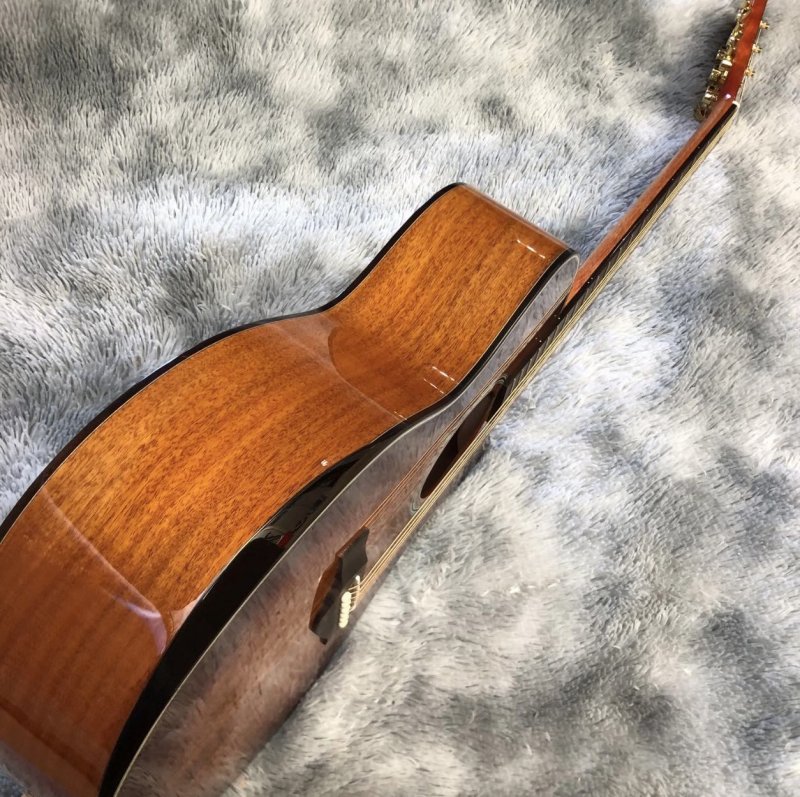 Custom 41 inch full KOA wood K24 style ebony fingerboard GA mold ...