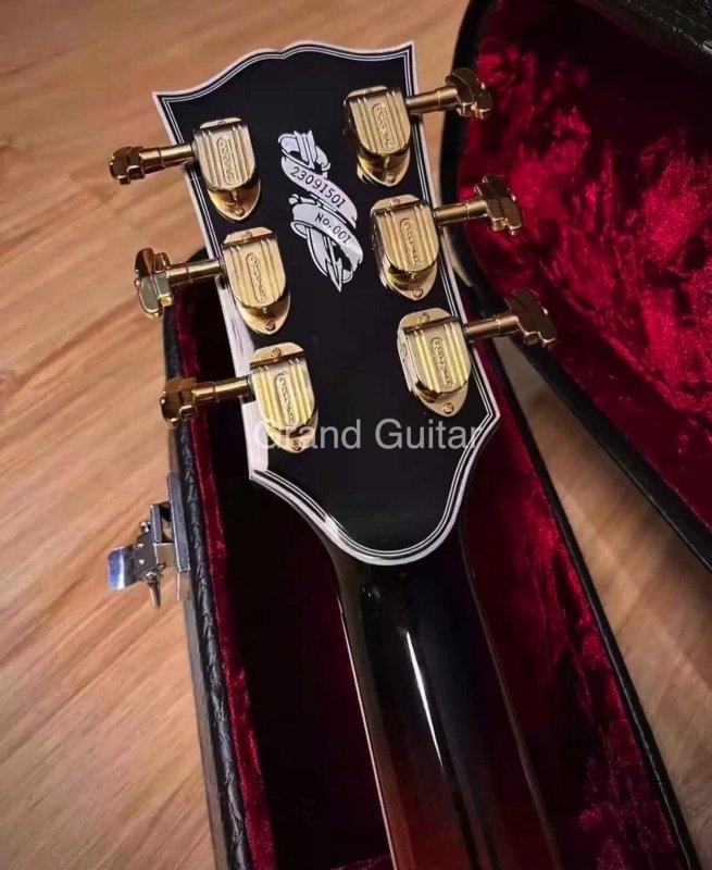 Custom 43 inch all solid wood limited edition SJ200AA acoustic guitar ...