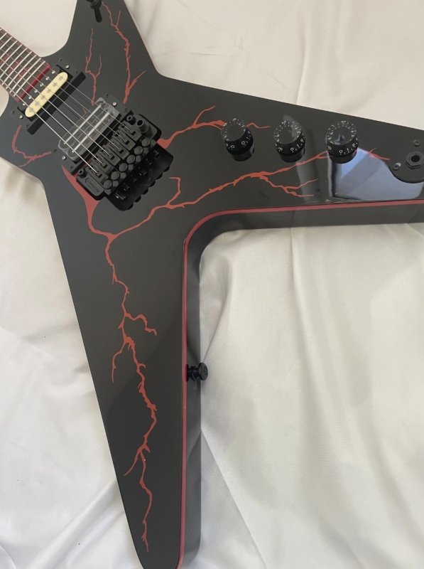 Custom Washburn Dimebag Darrell Signature Model, Black Electric Guitar