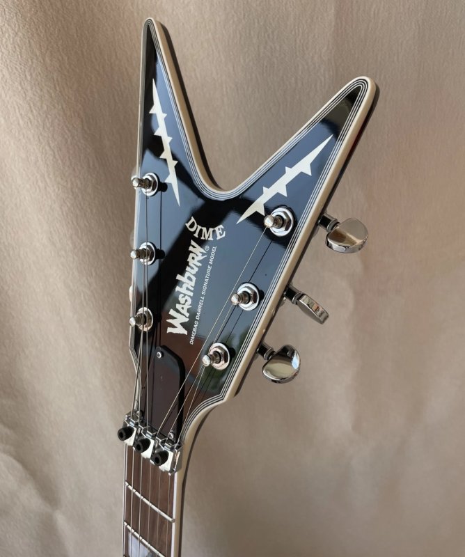 Custom Mirror Veneer Dime Washburn Signature ML Shaped Electric Guitar