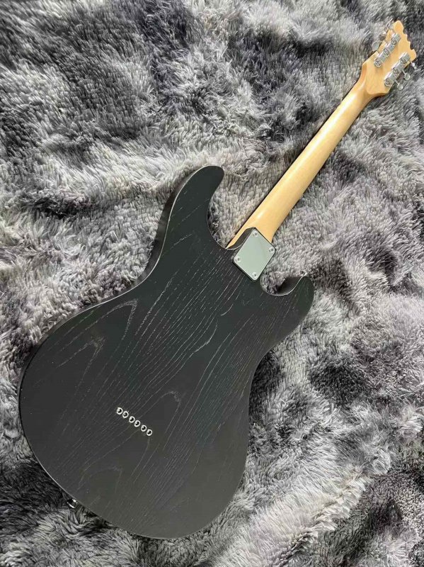 Custom Ash Body Ebony Fingerboard Single Humbucker Pickup Electric ...