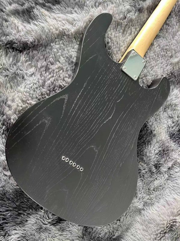 Custom Ash Body Ebony Fingerboard Single Humbucker Pickup Electric ...