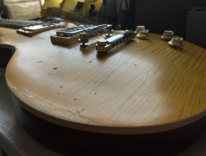 Custom High End Factory 6 Strings Relic Les Paul LP GB Style Electric ...
