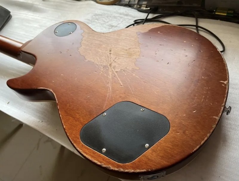 Custom High End Factory 6 Strings Relic Les Paul LP GB Style Electric ...