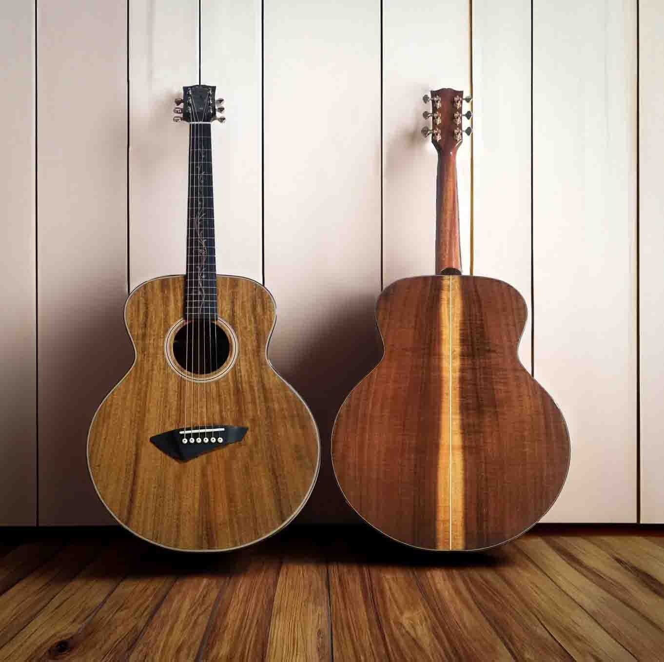 Custom Mini Jumbo Grand Travel KOA Custom Guitar