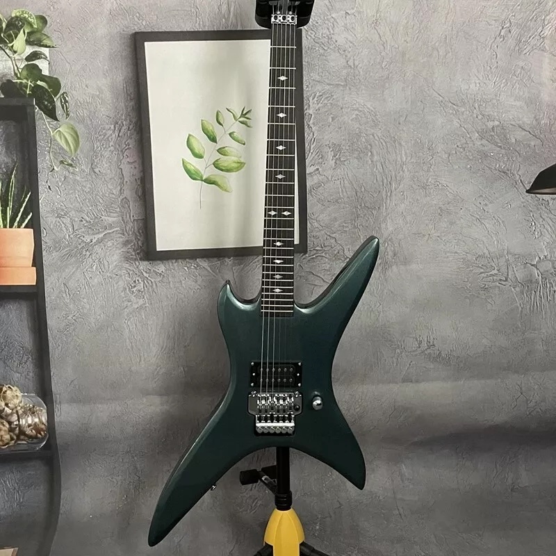 Custom B.C. Rich Chuck Shuldiner Stealth Blue Electric Guitar Open ...