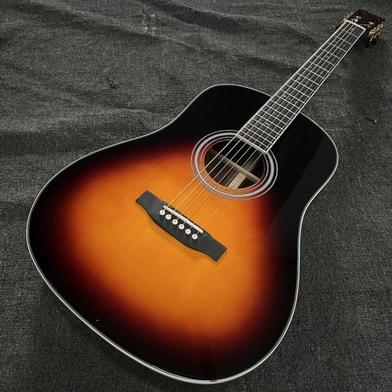 Custom 41 Inch Dreadnought D-28AA Solid Sandlewood Back Side Acoustic ...