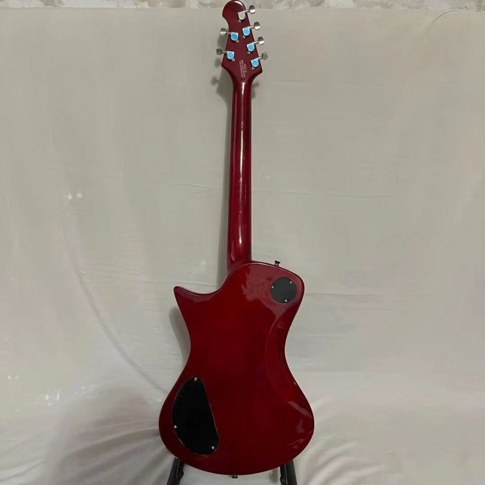 Custom Ernie Ball Music Man Armada Divided Red Color Electric Guitar V ...