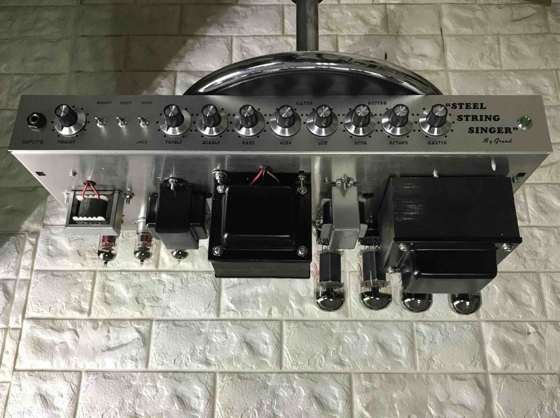 Custom SSS100 Steel String Steel By Grand Amplifier Head 50W in Red or ...