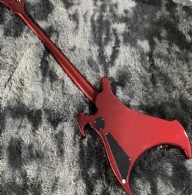 Custom red metal finishing electric guitar special body guitar