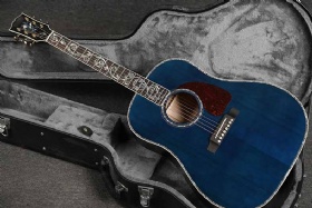 Custom Gibson Style Solid Adirondack Spruce Top Solid Tiger Maple Back ...